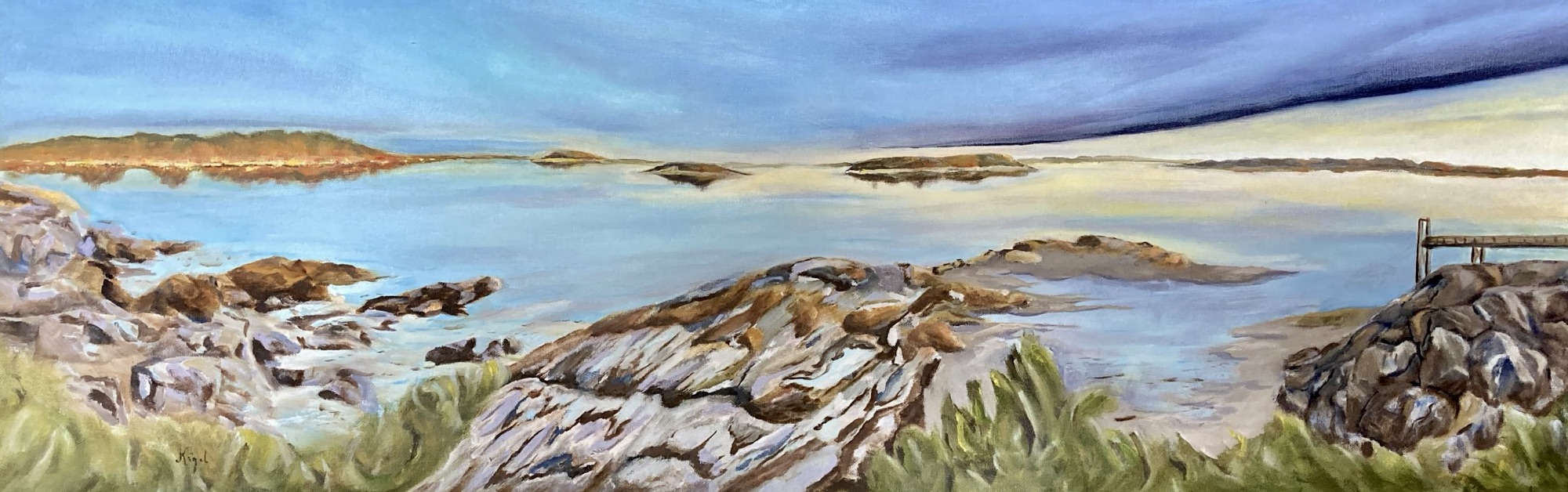 OILS: seascapes and landscapes – Jean Kigel Studio + Gallery